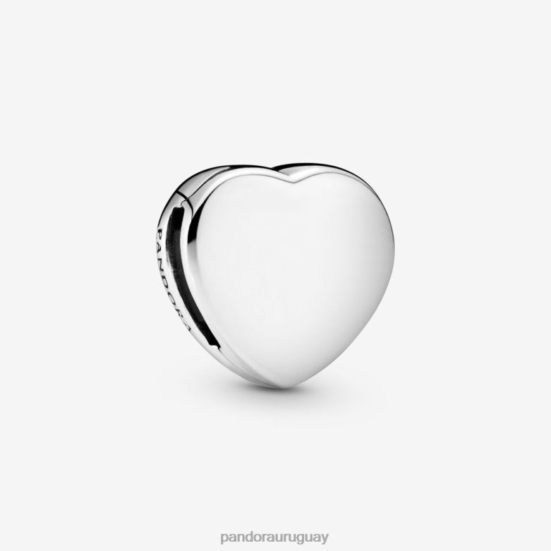 accesorios 64J6V37 Pandora charm sencillo con clip en forma de corazón ...