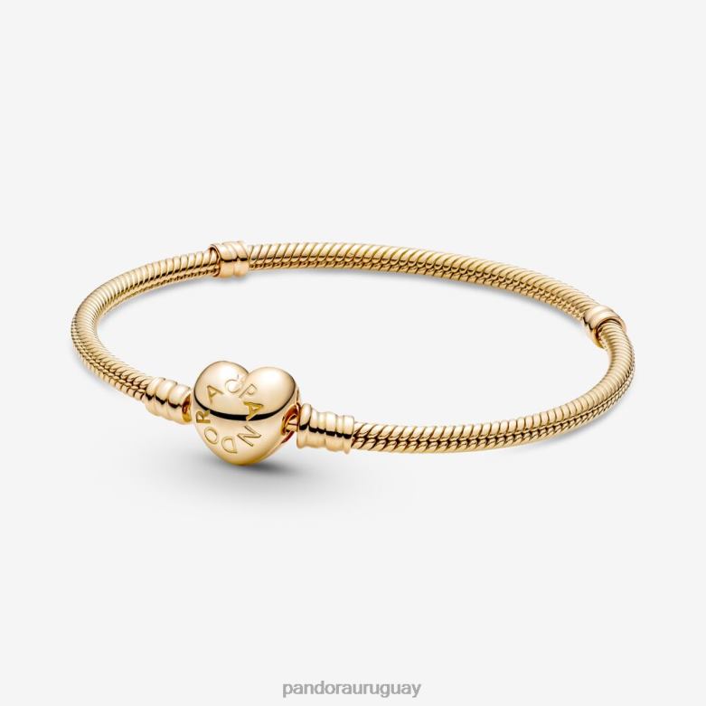 accesorios 64J6V335 Pandora pulsera con cadena de serpiente y cierre de ...