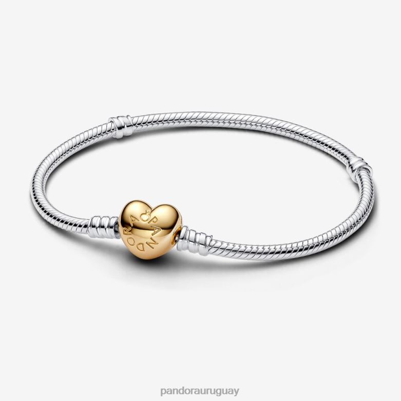 accesorios 64J6V336 Pandora pulsera con cadena de serpiente y cierre de ...